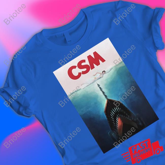 Official Chainsaw Man X Jaws Csm Blu Ray T-Shirt - Briotee