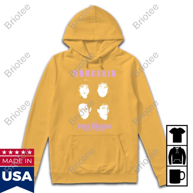 Maneskin Faces Tour Circo Massimo 2022 Hoodie - Briotee