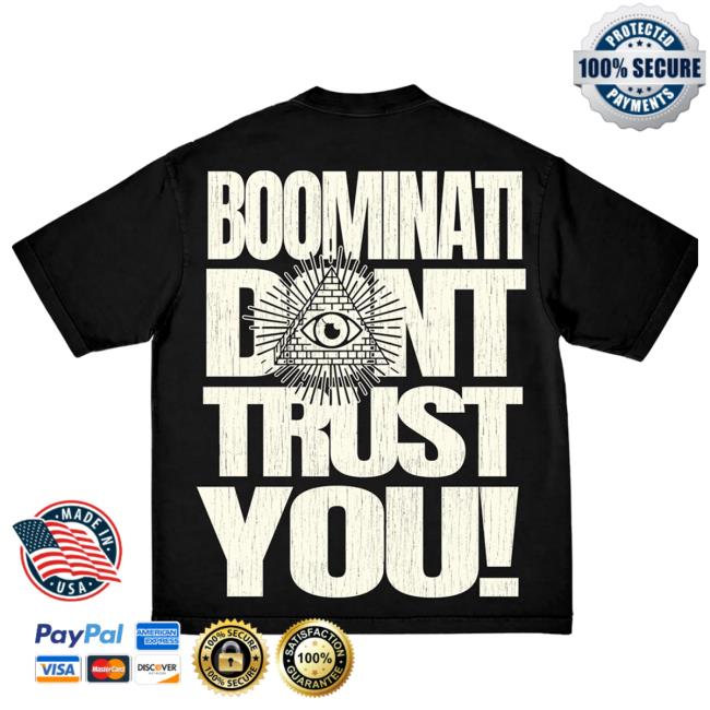 Metro Boomin Shop Merch | Boominati Don't Trust You Retro Shirt Black ...